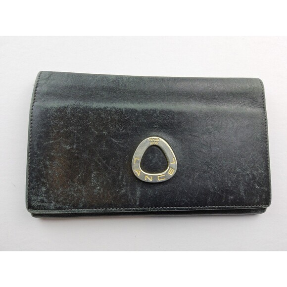 Lancel | Bags | Lancel Paris Leather Folding Full Size Long Wallet ...